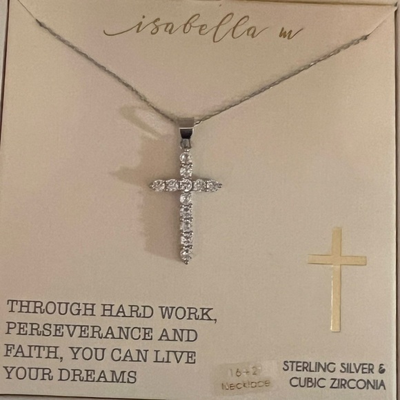 Isabella M | Jewelry | Isabella M Cross Necklace | Poshmark